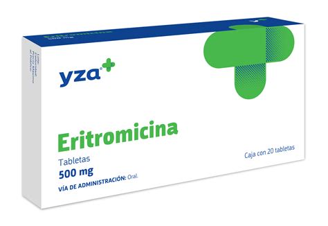 Yza Eritromicina 500mg 20 Tabs