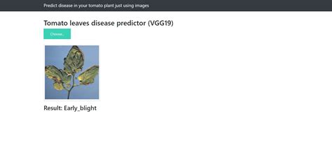 Github Raj Gupta Tomato Leaves Disease Predictor