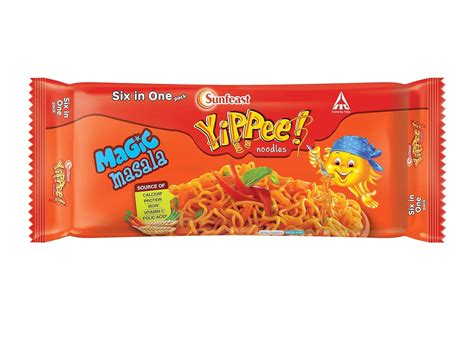 Sunfeast Yippee Magic Masala Long Slurpy Noodles With Real Vegetables And Nutrients Six In