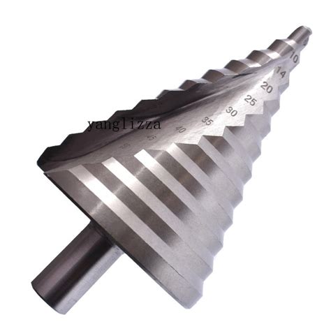 鑽頭 打孔 擴孔寶塔鑽頭螺旋槽階梯鑽6 60鋼闆鑽頭臺階鑽擴孔錐形開孔器 蝦皮購物