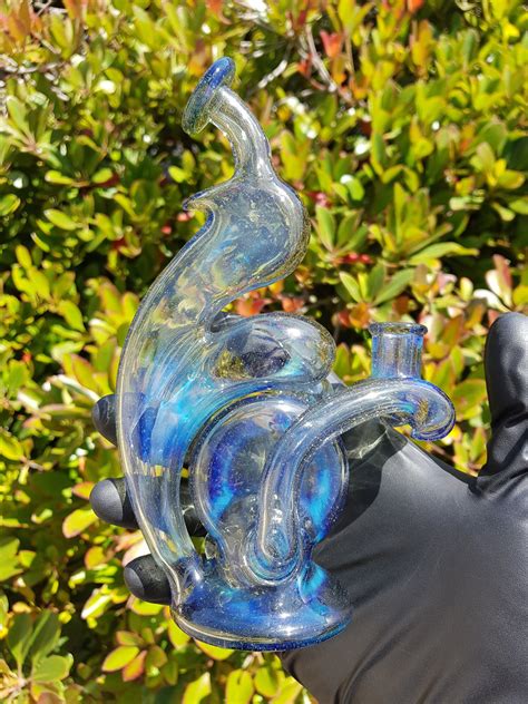 Swan Bubble Dumper Recycler Rig W 10mm Female Joint Medusa Cfl
