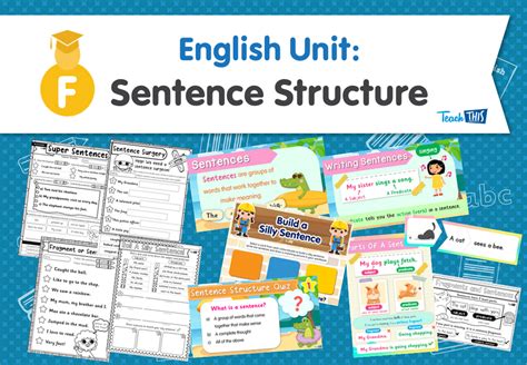 English Unit Sentence Structure Teacher Resources And Classroom Games Teach This