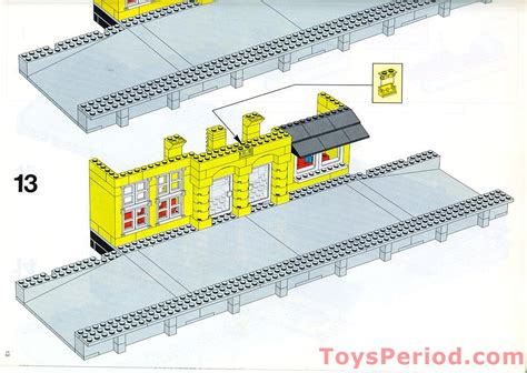 Lego 4554 Metro Station Instructions And Parts List