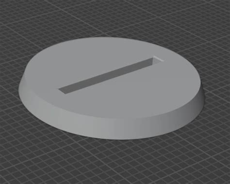 Round Slotted Slotta Wargaming Bases 25mm 32mm 40mm 3d Printed Etsy