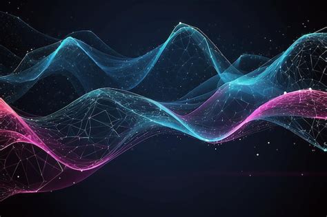 Premium Ai Image Abstract Plexus Background With Connected Lines And