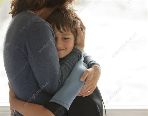 Mother And Son Hugging Stock Image F0307919 Science Photo Library