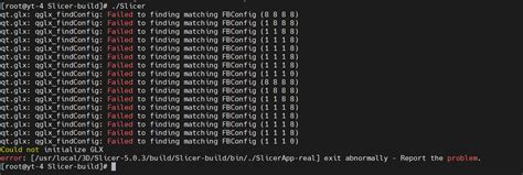 Could Not Initialize Glx · Issue 6509 · Slicerslicer · Github