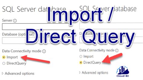 Power Bi Design Modes Part 1 Import And Direct Query Cloud Bi