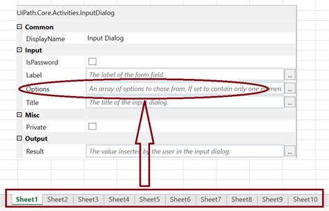 Is It Possible To Use Sheets Names As An Array In “input Dialogue” Help Uipath Community Forum