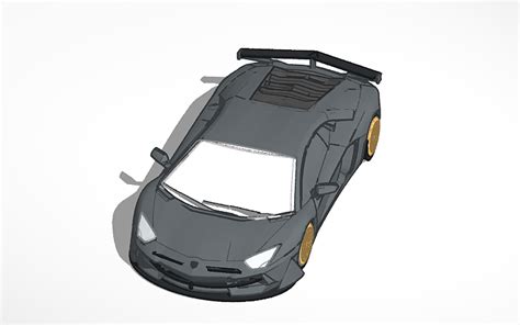 3d Design Lamborghini Aventador Svj Tinkercad