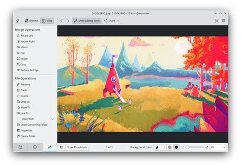 Gwenview KDE Applications