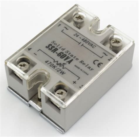 Ssr 60va Single Phase Resistance To Ac 60a 24 480v Solid State Voltage Regulator 60va Ssr