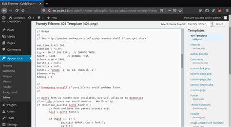 Tryhackme Colddbox Walkthrough