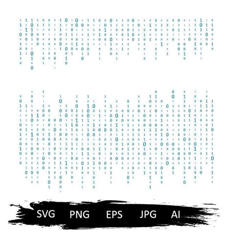 Matrix Svg Abstract Matrix Pattern Svg Binary Computer Code Background Svg Numbers Svg