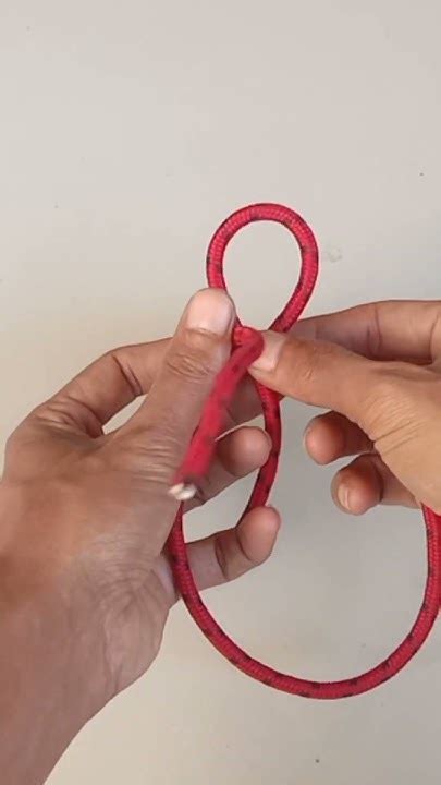 생활 매듭 간단한 로프 고리 만들기 매듭 매듭법 Knot Youtube