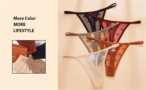 J Pone G String Thongs For Women T Back Lace Hollow Out Low