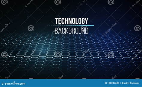 Abstract Technology Background Background 3d Gridcyber Technology Ai Tech Wire Network