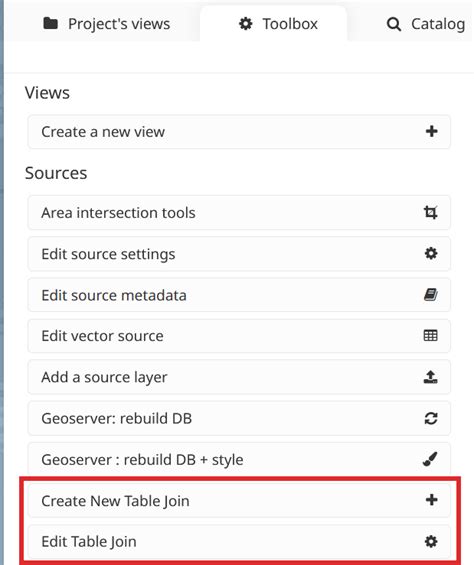 Table Join Tool — Mapx Documentation