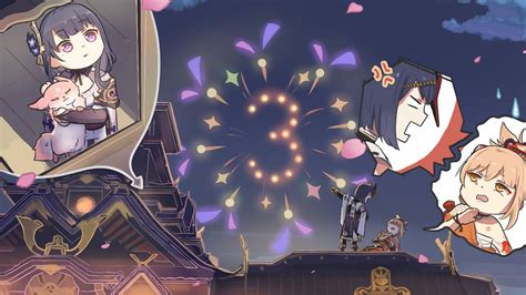 Raiden Shogun Yae Miko Yoimiya Kujou Sara And Yae Miko Genshin