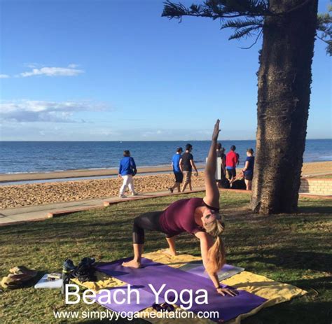 Beach Yoga Class