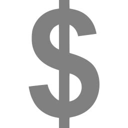 Gray Us Dollar Icon Free Gray Currency Icons