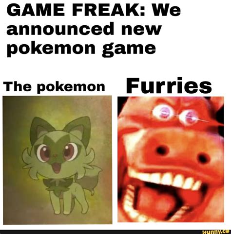 Game Freak We Announced New Pokemon Game The Pokemon Furries Ifunny