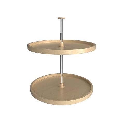 Rev A Shelf In Banded Wood Full Circle Lazy Susans Shelf LD BW The Home Depot