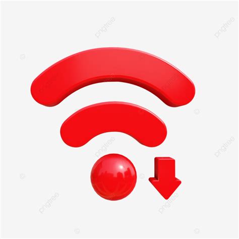 투명 한 배경에 아이콘 아래로 화살표와 함께 3d 와이파이 기호 무선 무선 전화 인터넷 Png 일러스트 및 Psd 이미지 무료 다운로드 Pngtree