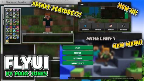 Fly Ui Beta Texture Pack Minecraft Pe Bedrock Texture Packs