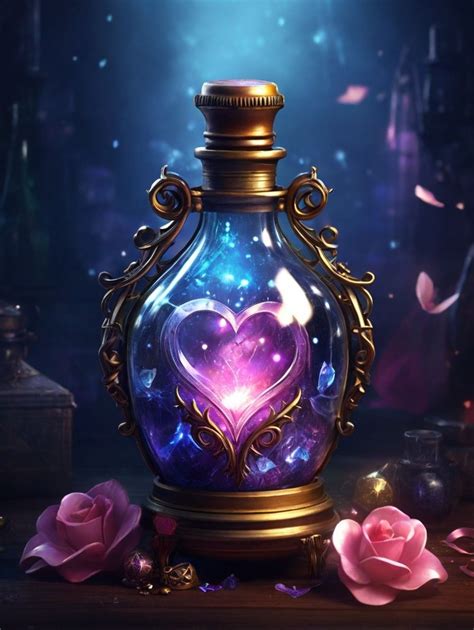 Magical Love Potion For Romantic Wall Decor