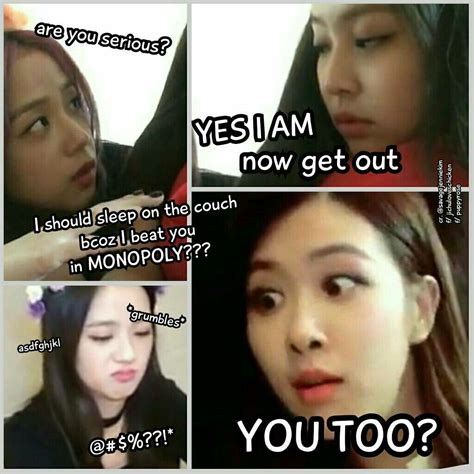 Pin By S Y On Blackpink Rose Blackpink Memes Videos Funny Funny Quotes