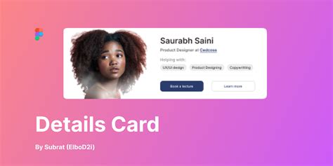 Card UI Figma Community