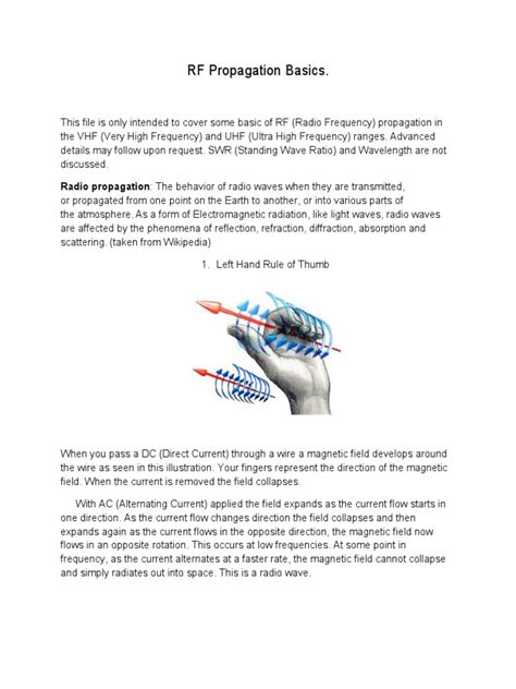 Rf Propagation Basics Pdf Radio Propagation Very High Frequency