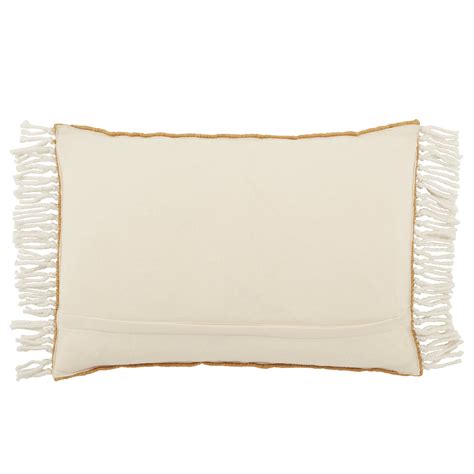 Shop Settia Odessa Indooroutdoor Gold And Ivory Pillow Burke Decor