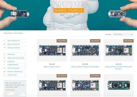 Nuova Arduino Nano Mauro Alfieri Wearable Domotica Robotica