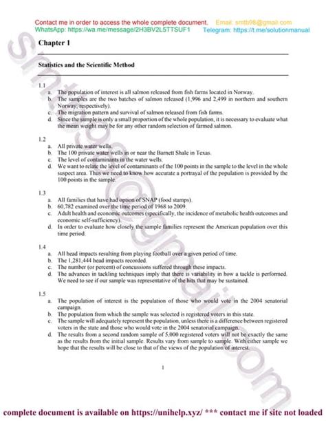 Answers To Problems For An Introduction To Statistical Methods And Data Analysis 7th Edition