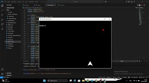 Simple Shooter Game Using Turtle In Python Youtube