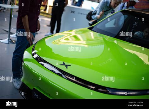 Munich Germany 07th Sep 2023 Xpeng Xiaopeng Motors Beim Iaa Mobility Open Space Am