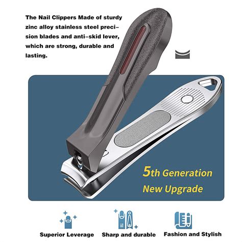 Badu Bg 3 бр компл ножица за нокти от неръждаема стомана за пътуване тример за рязане на нокти