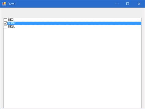 【c Checkedlistbox】アイテムをクリックと同時にチェック状態を変更する Itlab51com