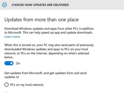 Windows Silently Uses Your Bandwidth To Send Updates To Others ZDNet