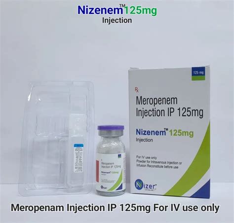 Meropenem Injection Ip 125mg 10 Ml At Best Price In Malda Id 2855390546391