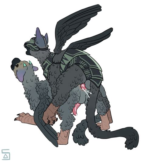 Rule 34 5bluetriangles All Fours Anal Anal Sex Armor Armored Trico Balls Bodily Fluids Claws