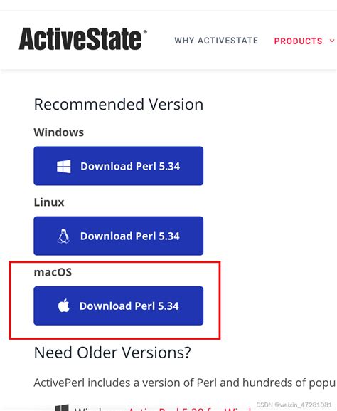 Activeperl安装教程mac苹果电脑activeperl下载教程 Csdn博客