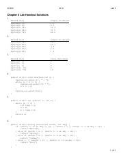 Lab5 Solution Pdf CS 210 W Li Lab 5 Chapter 5 Lab Handout Solutions
