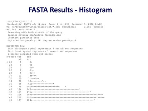 Fasta Steps Features Algorithm Result Etc Pptx