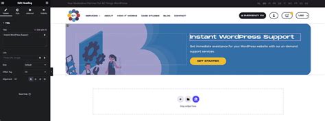 how to add text over image using elementor wpservices
