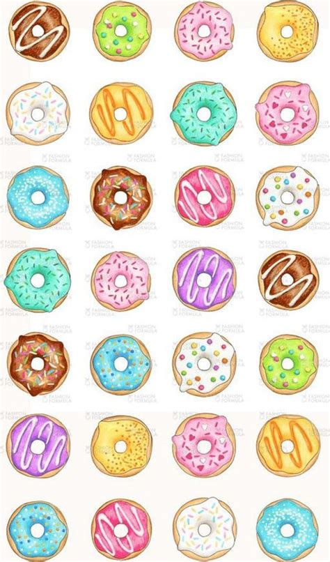 Pin By Mahisa Cempaka On Doughnut Donut Drawing Cute Food Drawings Food Drawing