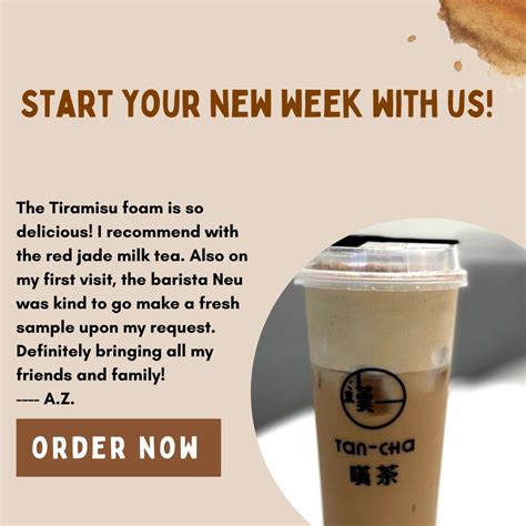 Tan Cha 🌞 𝗚𝗲𝘁 𝗥𝗲𝗮𝗱𝘆 𝘁𝗼 𝗧𝗮𝗻 𝗖𝗵𝗮 𝗬𝗼𝘂𝗿 𝗡𝗲𝘄 𝗪𝗲𝗲𝗸 🍵 Happy Sunday Tan Cha Fam 💛 As We Gear Up For