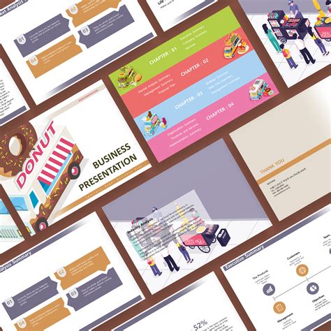 비즈폼 도너츠 빵집 배경 사업계획서 Ppt 템플릿 빵 빵집 창업 도너츠 음식업사업계획서 요식업 Ppt Ppt